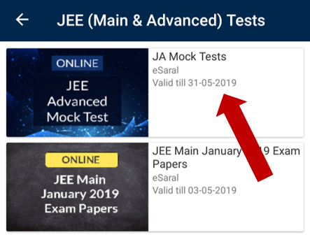 JEE Advanced Mock Tests are NOW Available