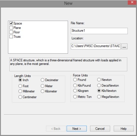 Import (AutoCAD) DXF file in STAAD