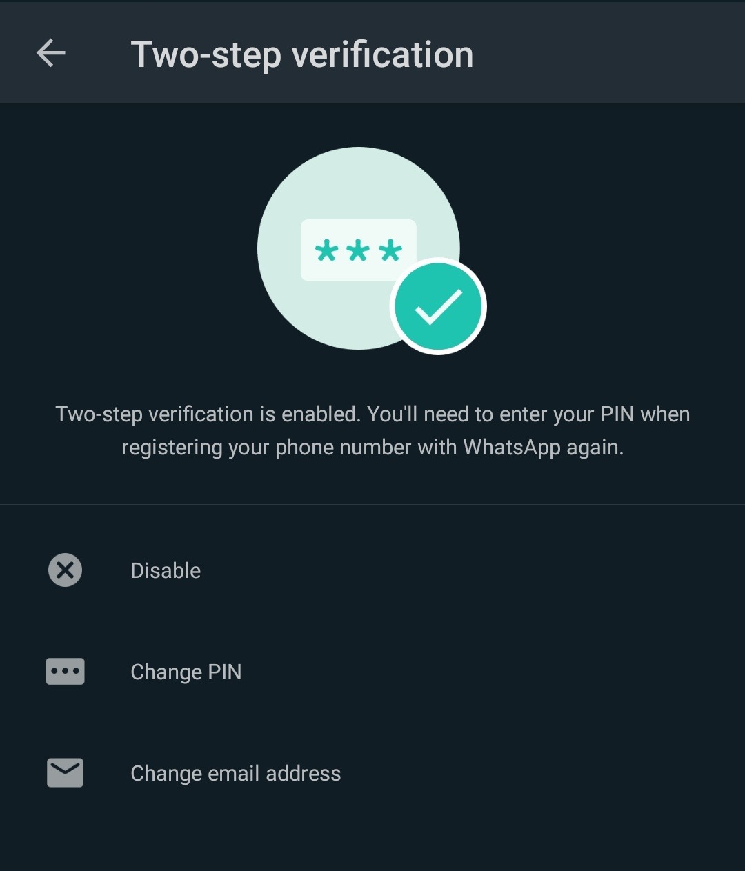 Securing your WhatsApp account
