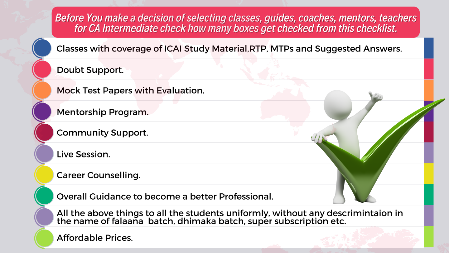How To Choose CA Intermediate Classes?