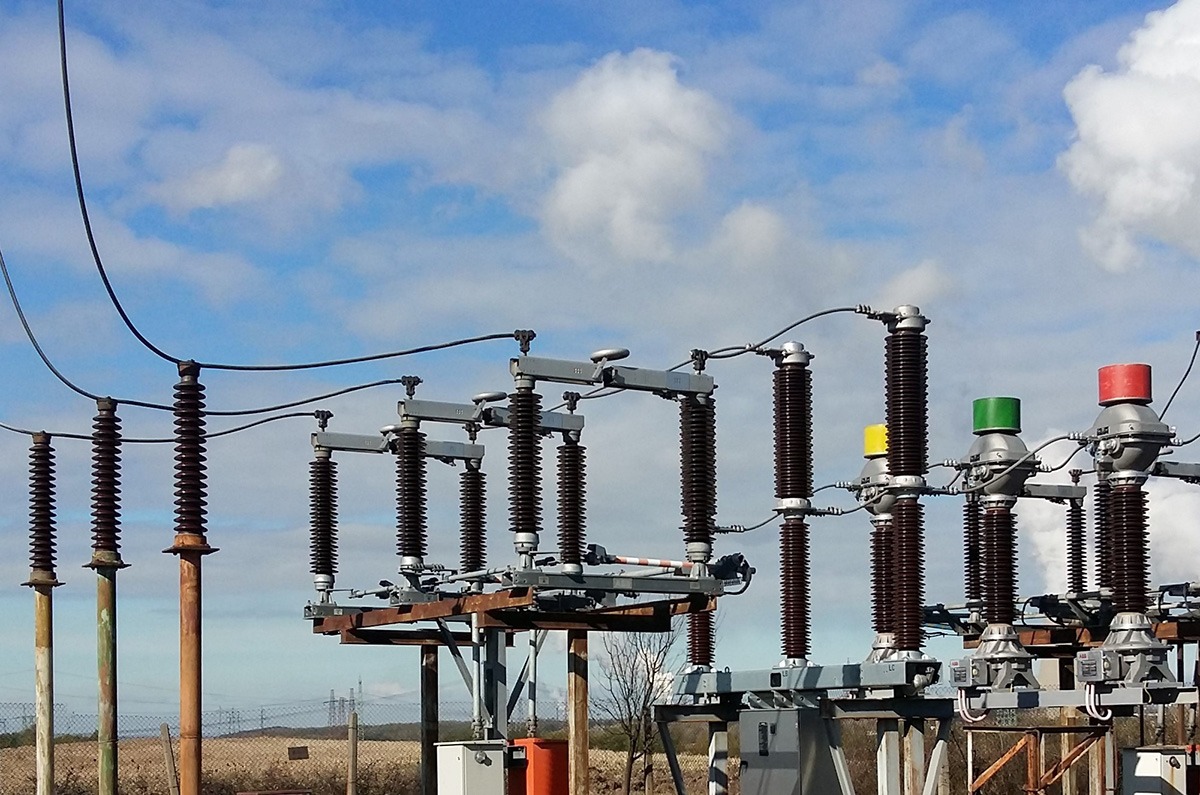 Pictured: Switchgear from a outside 20kV substation.