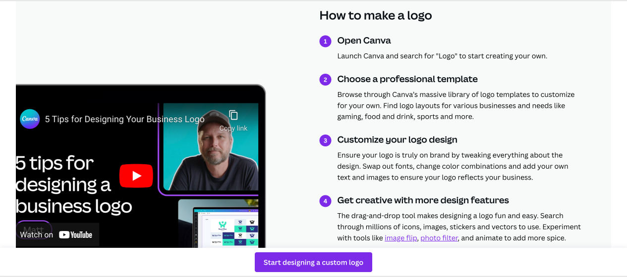 Canva Spotlight Design