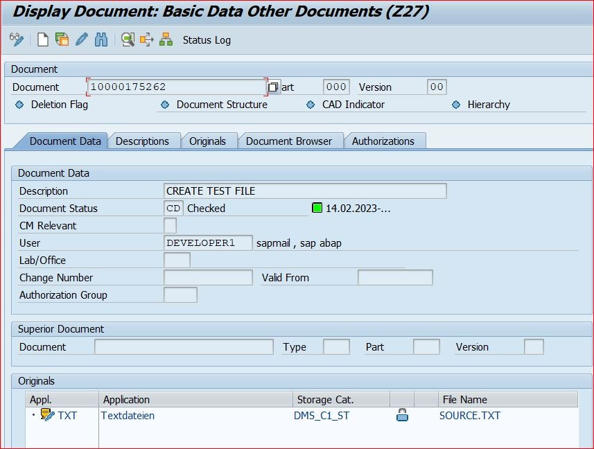 Sap Dms Document Create