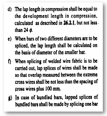 What is Joggle and lapping in Column Bar: Importance, Minimum Length ...