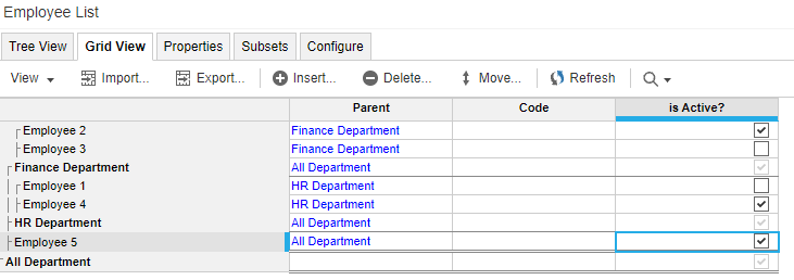 Lists Types in Anaplan