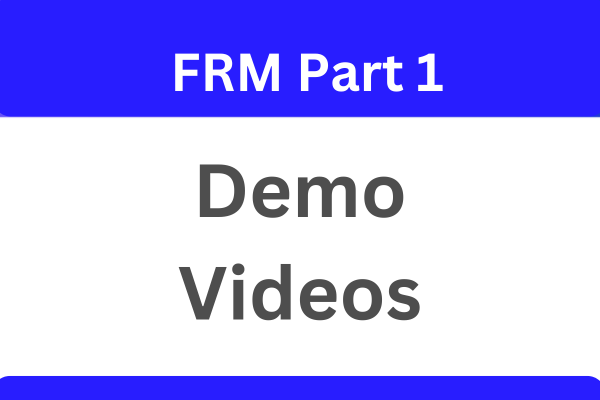 FRM Part 1