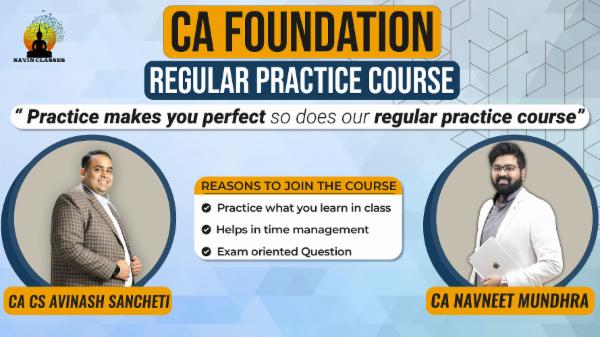 CA Foundation Regular Practise Course