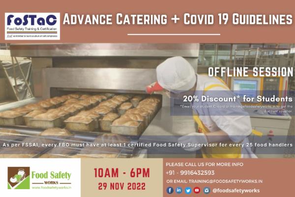 FoSTaC - Advance Catering + Covid 19 Guidelines