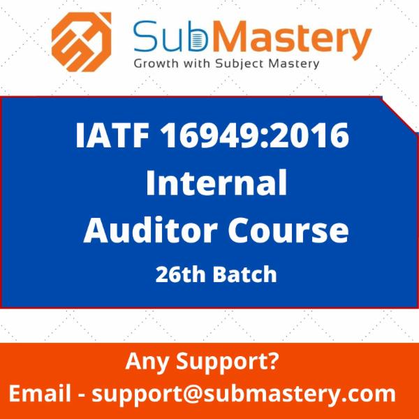 IATF 16949:2016 Internal Auditor Course Copy