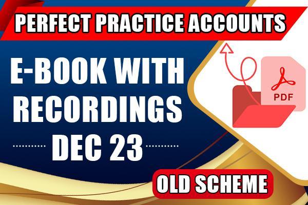 CA Foundation Accounts Book | Practice Book for CA Foundation Paper 1 ...