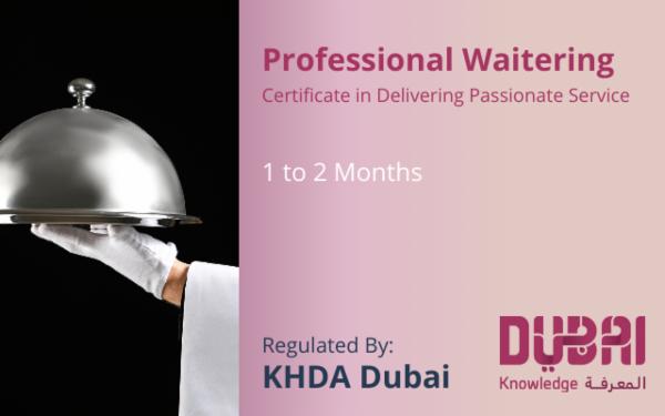 Professional Waitering - Certificate in Delivering Passionate Service