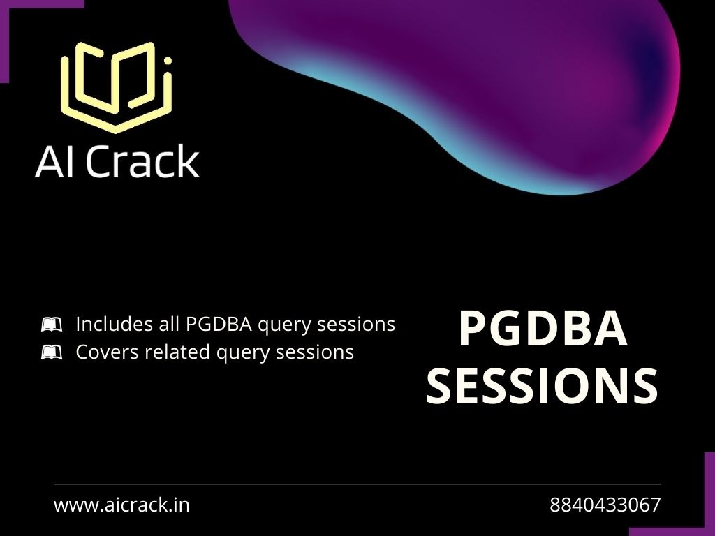 PGDBA ALL SESSIONS