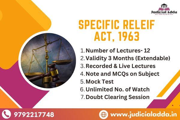 Specific Relief Act, 1963