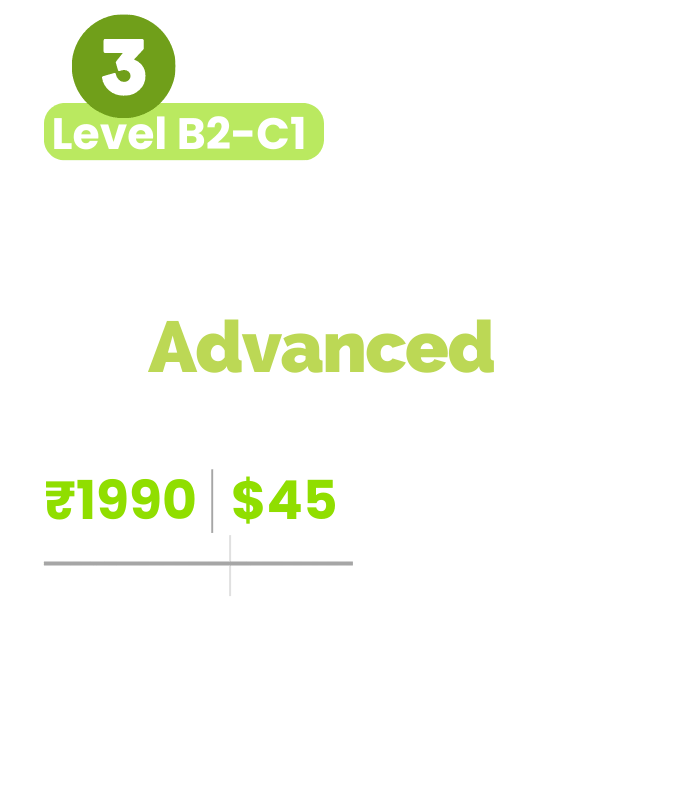 Advanced English Course Online | Let's Talk Academy