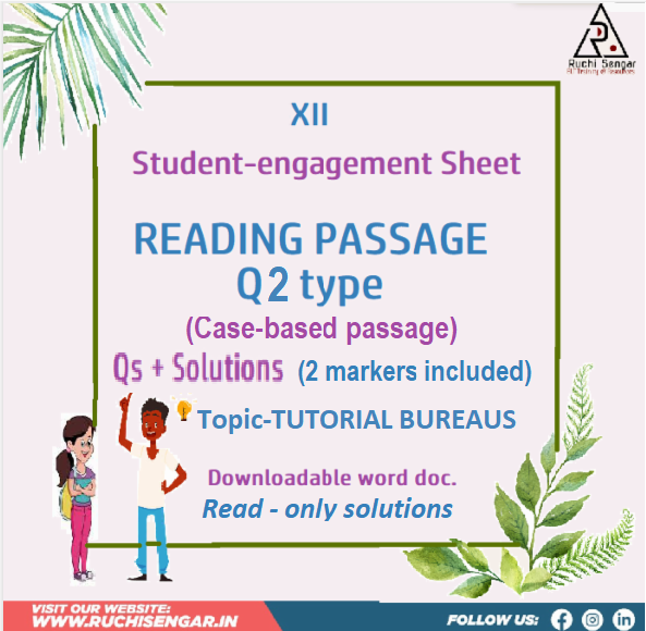 XII Q2 type - Case-based Passage no. 2 -10 Qs