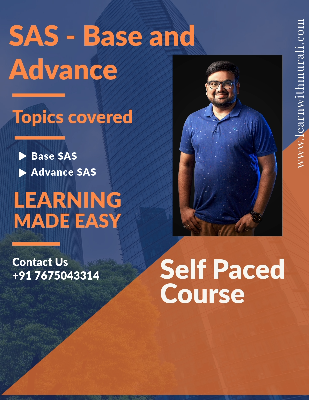 SAS - Base and Advance