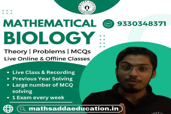 Mathematical Biology (Biomathematics) with Arpan Da