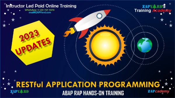ABAP RESTful Application Programming | ABAP RAP ABAP RESTful Application Programming | ABAP RAP