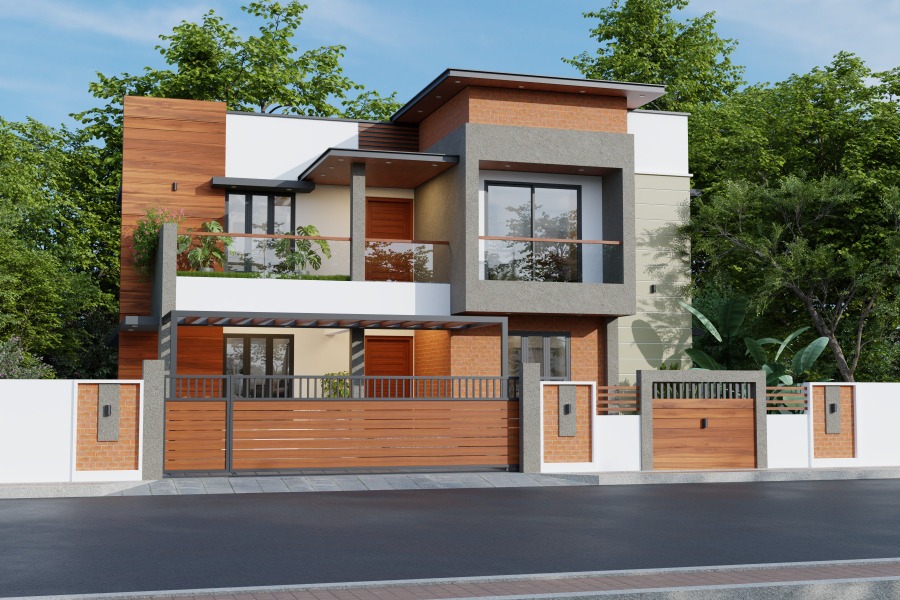 Learn Architectural Desigining Using Blender - Contemporary House
