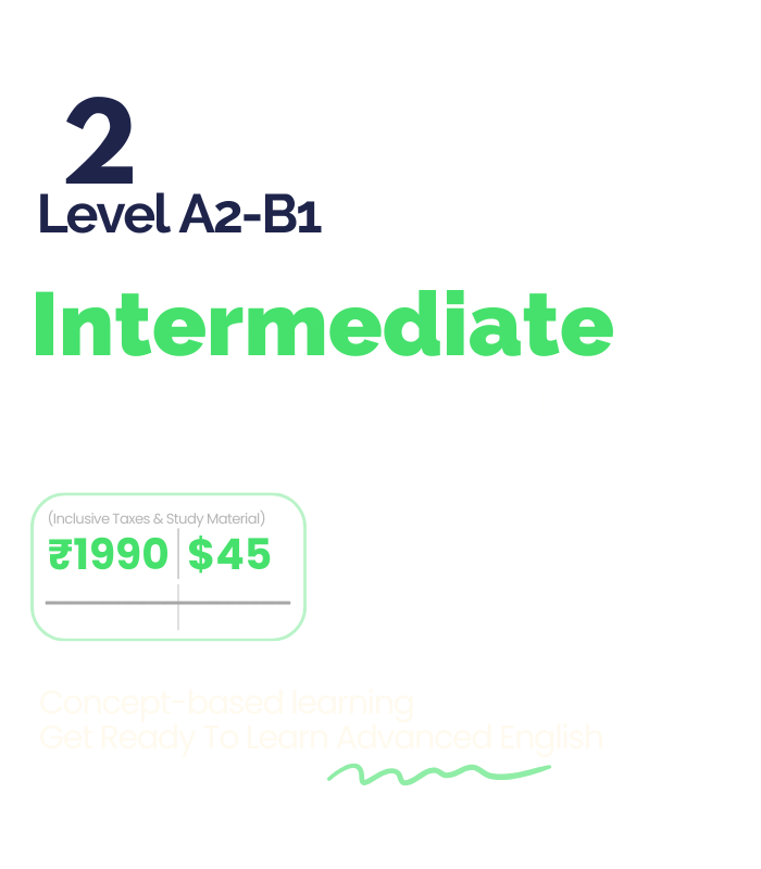 English Level 2 - Beginner To Intermediate (A2-B1)
