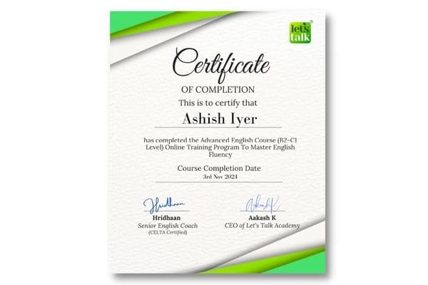 Level 01 - Beginner English Course - Hridhaan