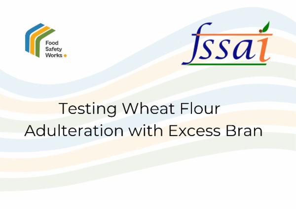 Testing Wheat Flour Adulteration with Excess Bran