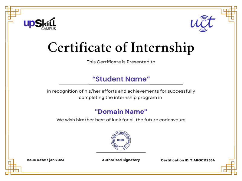 Certification Internship Program