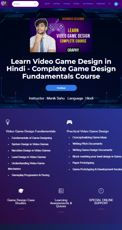 imGameDesigner : Learn Video Game Design from AsasinoManik