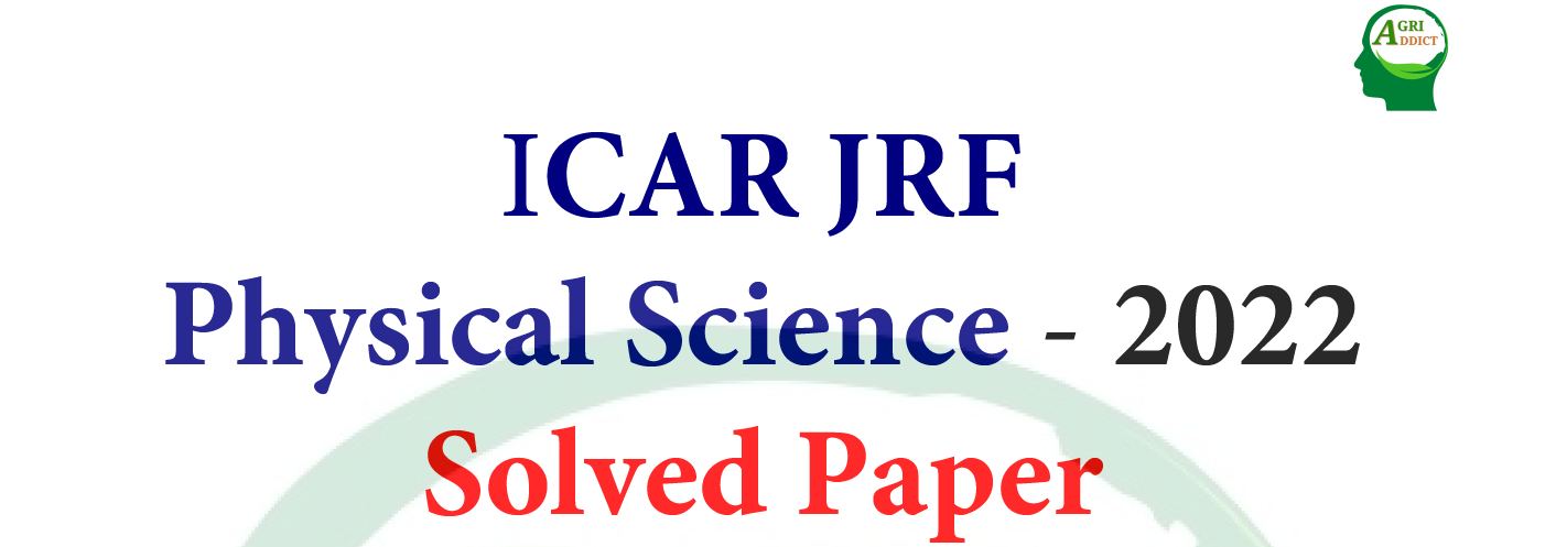 Previous year's JRF/SRF papers