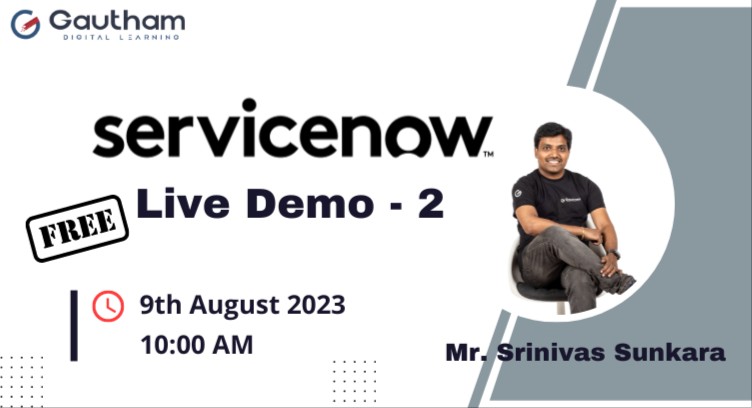 ServiceNow Free Demo - 2 by Mr. Srinivas Sunkara